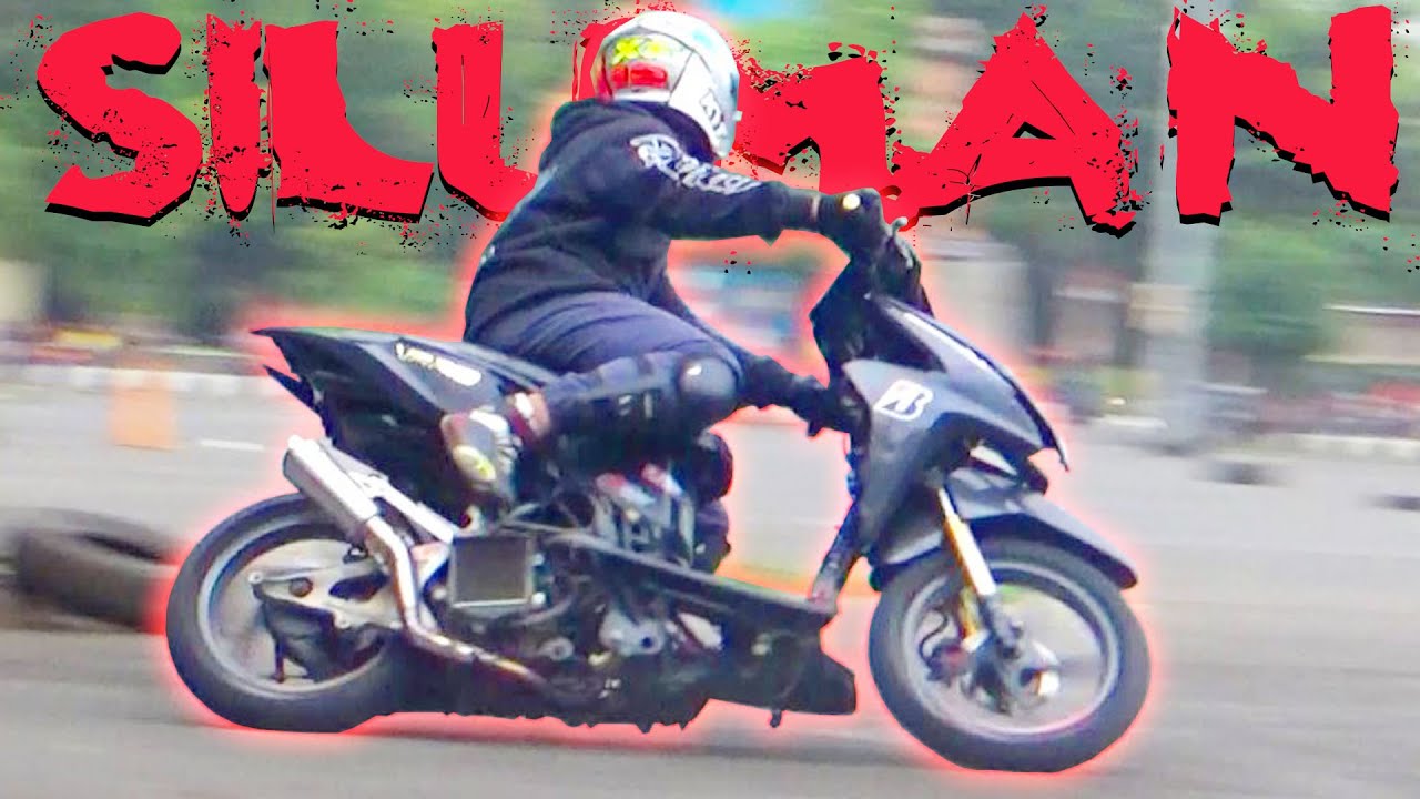 SILUMAN MATIC!!! MOTOR MODIFIKASI STREET RACING | KEPLEK MIRINGAN ...