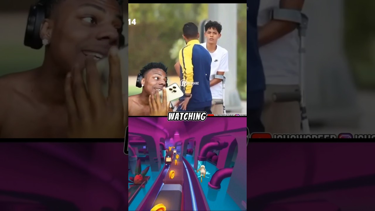 Speed reacts to Ronaldo Jr injury 💀🤕🩸#speed #shorts #,ieh #ishowspeed ...