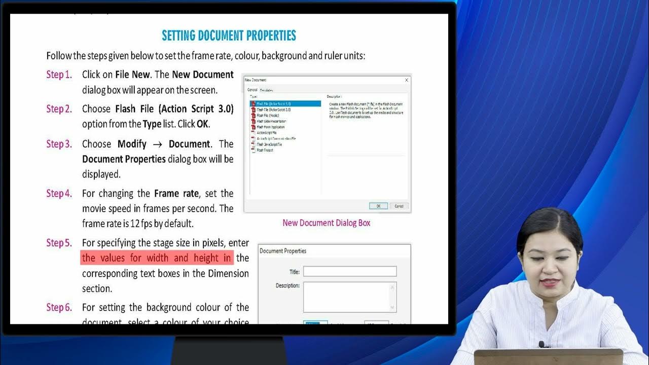 Ch 10 | Computer | Class 8 | Working with Flash CS3 | For children - YouTube