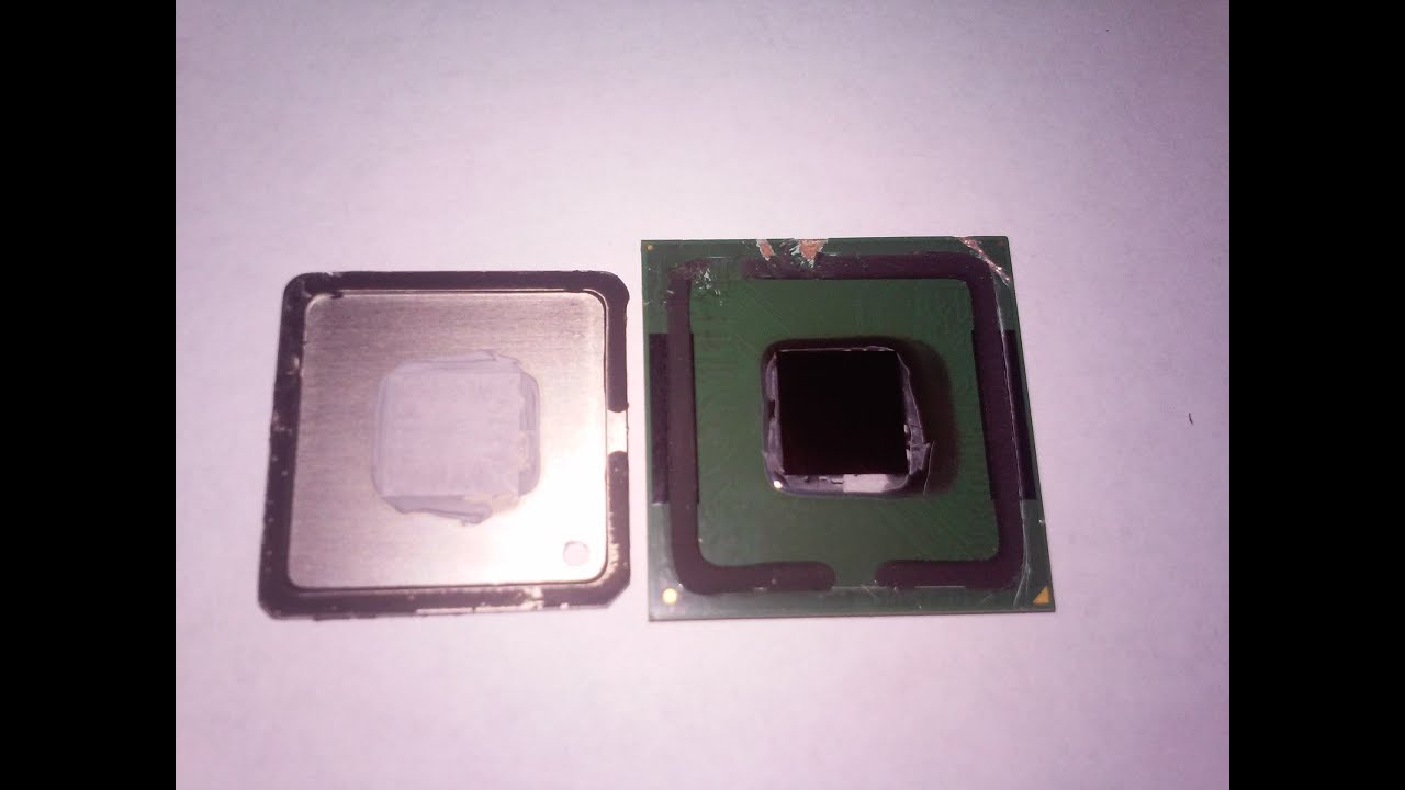 How to take apart a CPU - YouTube