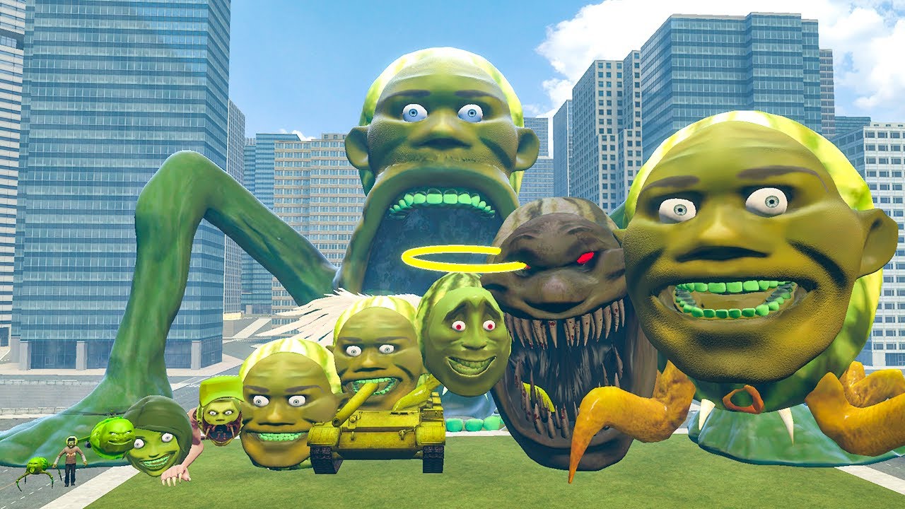 SIZE COMPARISON OF ALL THE NEWEST VERSIONS OF LIN GANG MELON! - Garry's ...