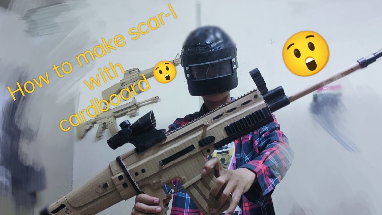 How to make scar-l with cardboard - YouTube