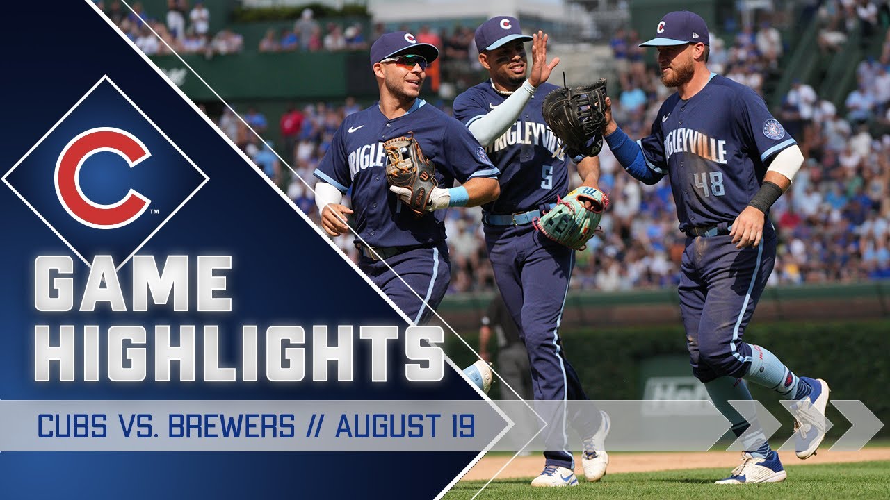 Game Highlights: Cubs Come Out on Top After Slugfest vs. Brewers | 8/19 ...