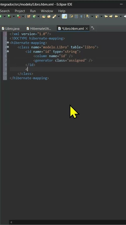 Como es MAPEAR una clase con HIBERNATE en Java ! #java #data #code #programacion #eclipse #ia ...