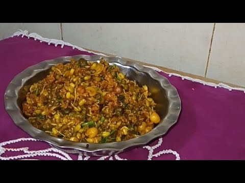 Mix Kadaddhane Komb Kadun Usal Recipe/Mixed Sprouts Usal Recipe - YouTube