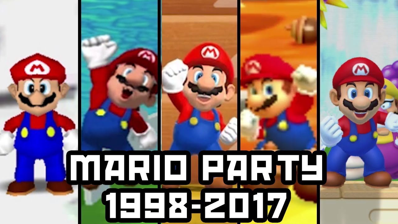 Evolution of Mario in the Mario Party Series (1998-2017) - YouTube