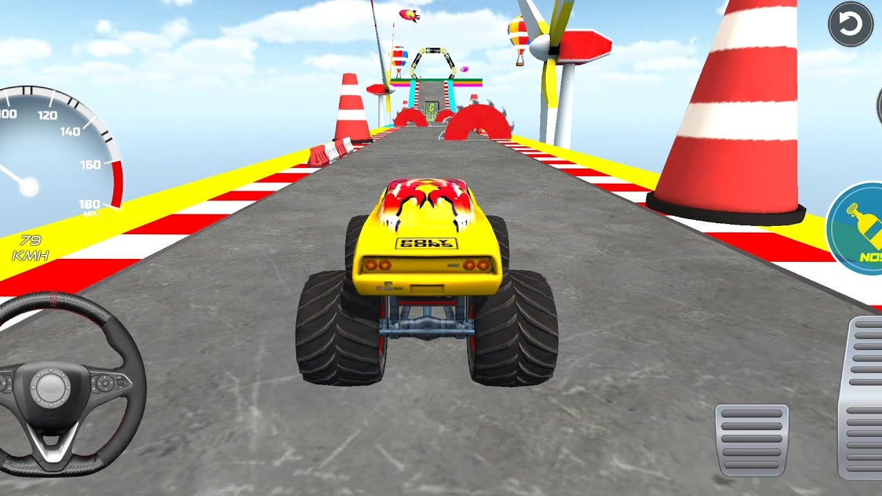 98.786% People Fail This Crazy Mega Ramp Challenge in Monster Truck ...