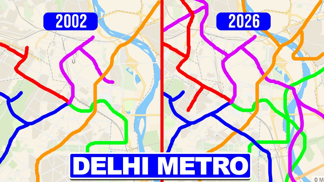 AMAZING Evolution of Delhi Metro MTR 2002 2026! - YouTube