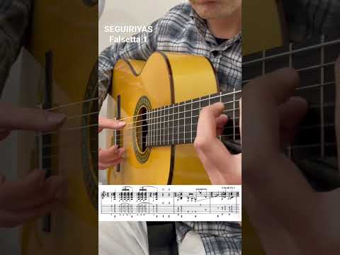SEGUIRIYAS Falsetta 1 #shorts #guitar #music #guitarist #spanish #flamencoguitar
