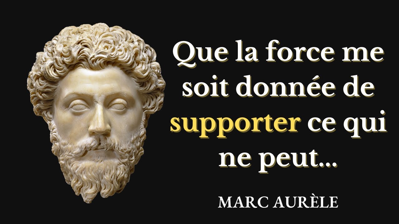 Les plus grandes pensées de Marc- Aurèle qu'il faut connaître pour ...