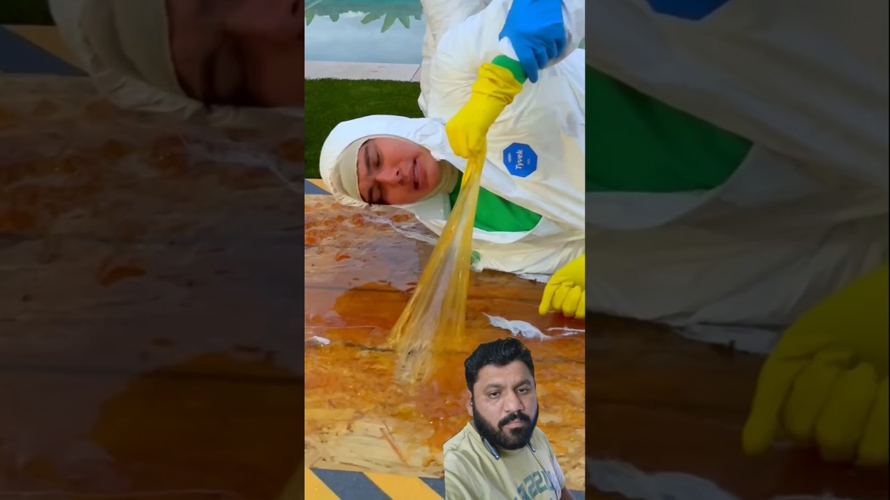 Can this glue catch the man? #stokestwins #tallestman #funny #challenge ...