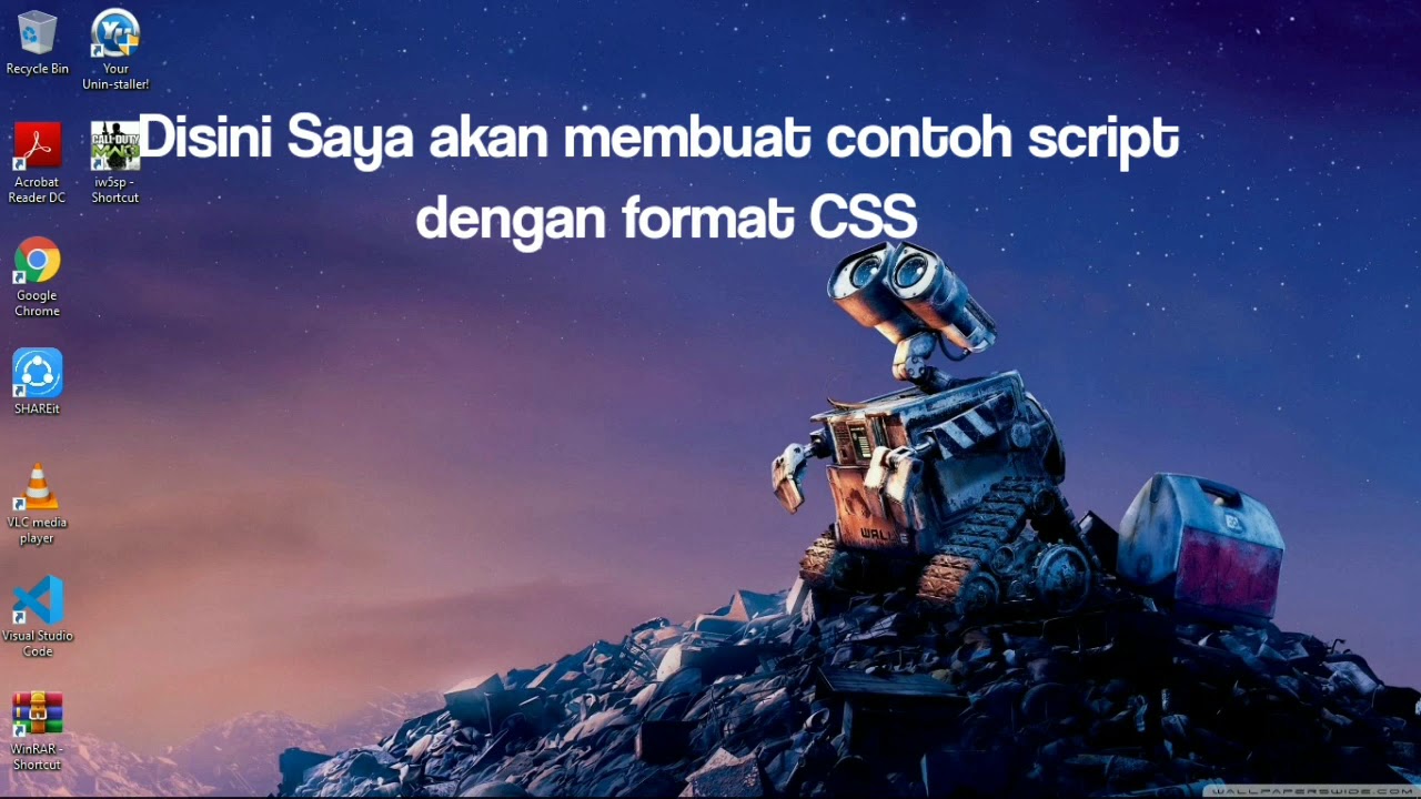 CONTOH SCRIPT CSS BESERTA PENJELASANNYA - YouTube