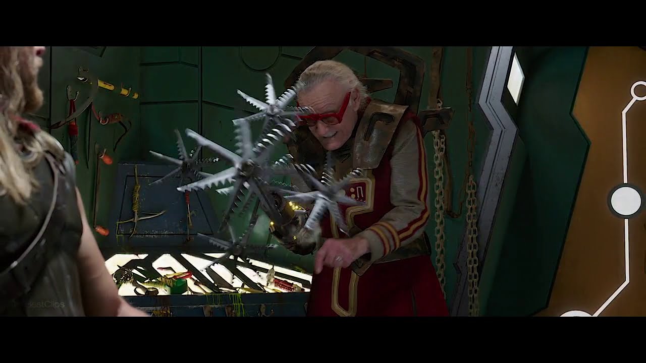 Thor's Haircut Scene - Stan Lee Cameo - Thor Ragnarok (2017) Movie CLIP ...