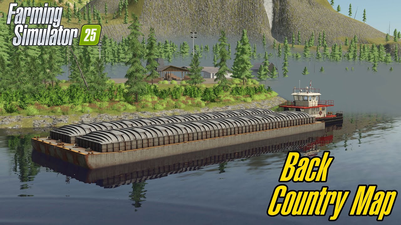 Farming Simulator 25 🚧 Back Country Map 🚧 Episode 7 - Load our new tug ...
