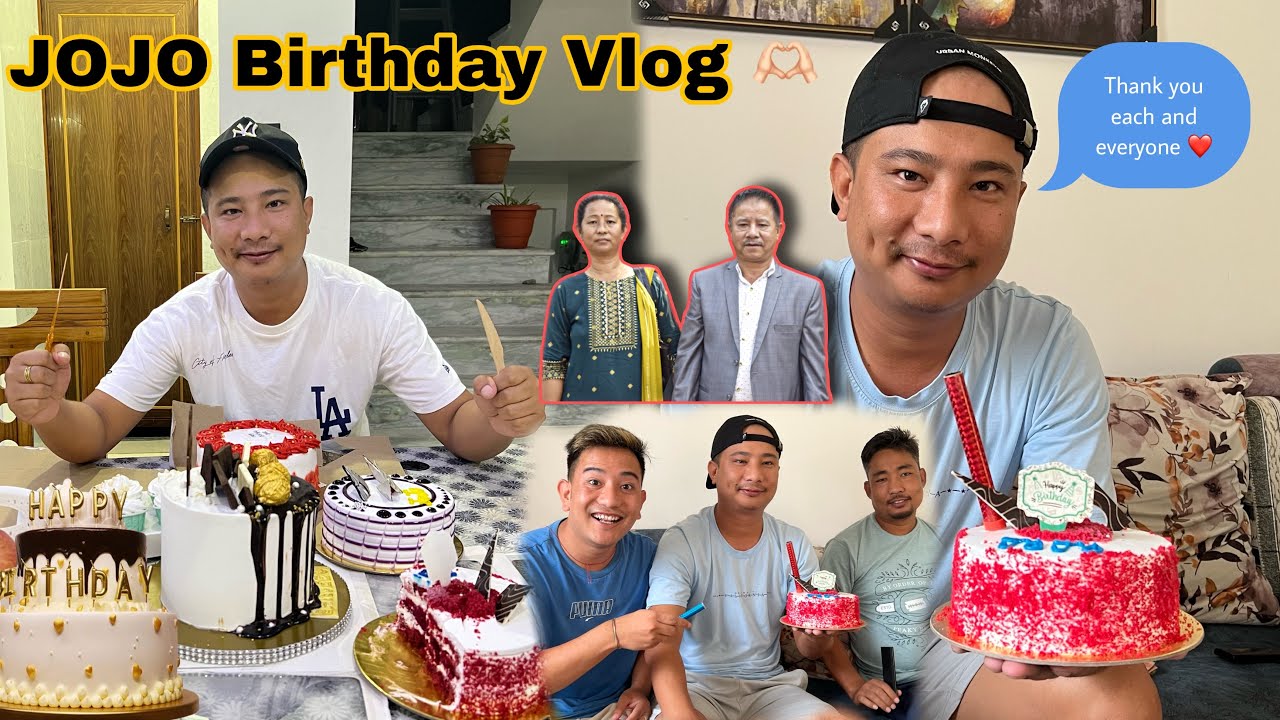 JOJO Birthday Vlog ️+ Received Five Cake From YouTube Family @passangmoktan - YouTube