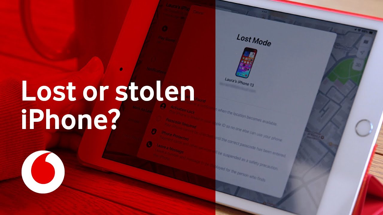 Lost or stolen iPhone? | Help & Support | Vodafone UK - YouTube