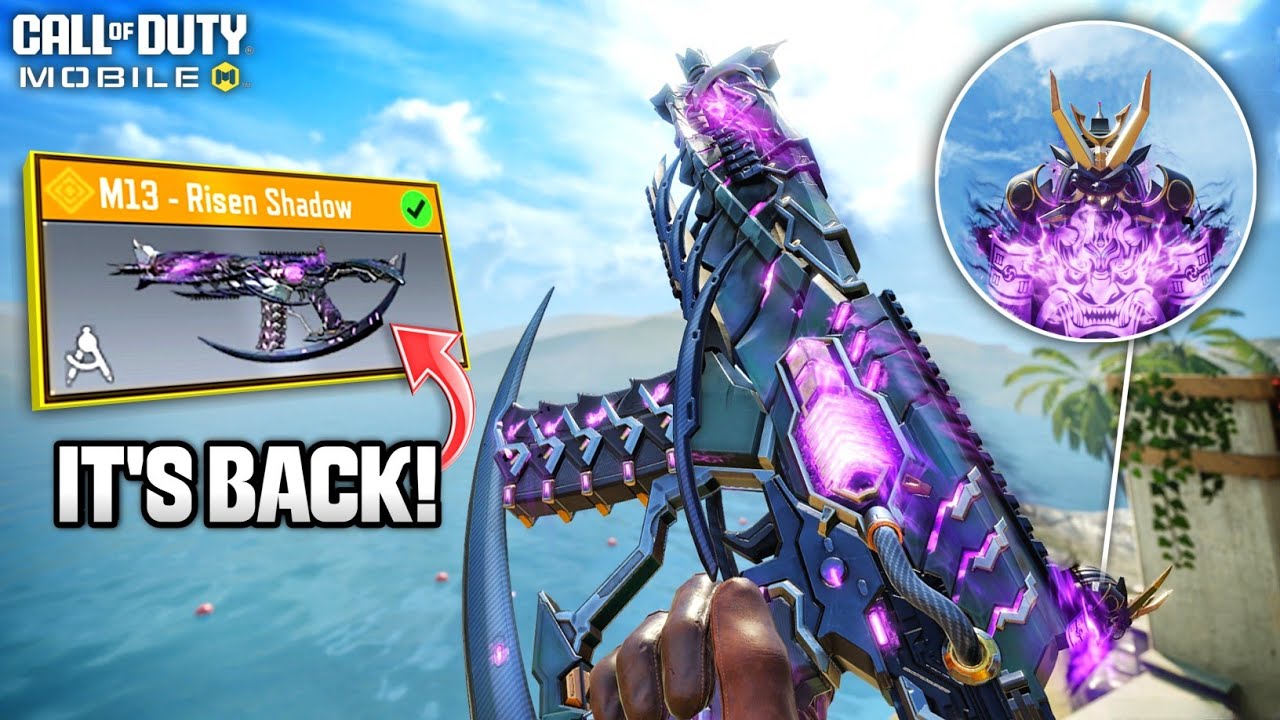 M13 Risen Shadow is Finally Back | Best Legendary M13 in CODM? - YouTube