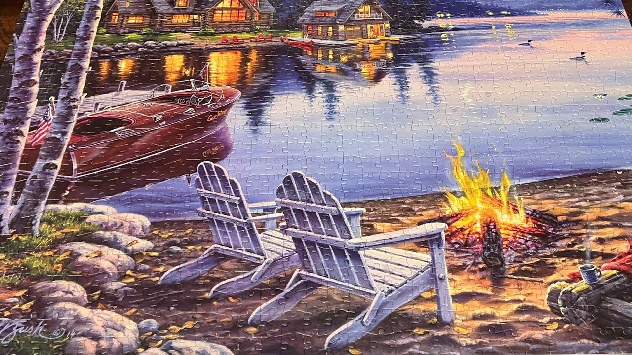 Speed Puzzle Timelapse - Buffalo - “Lake Reflection” - 1000 pieces ...