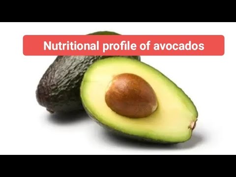 Nutritional profile of avocados: Rich in healthy fats and essential ...