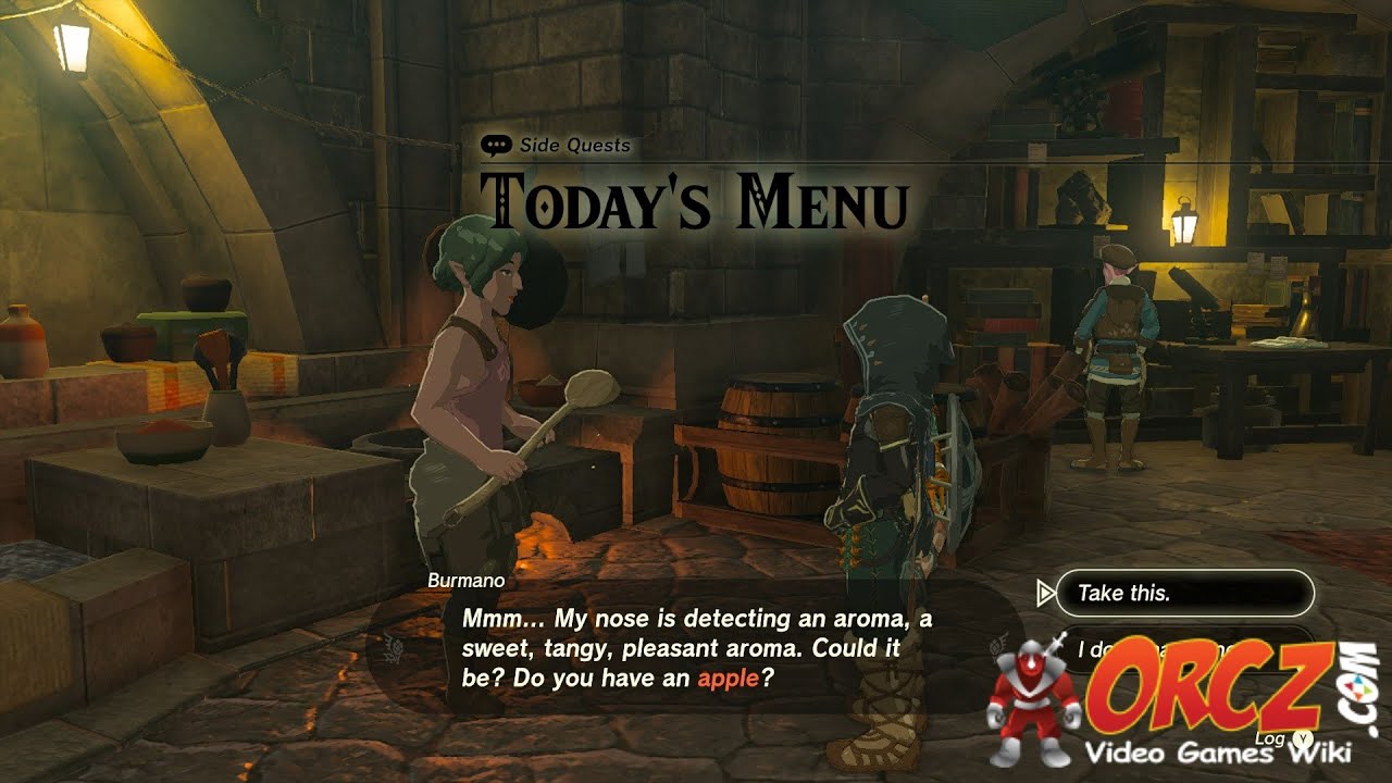 Legend of Zelda: Tears of the Kingdom - Today's Menu Gameplay ...