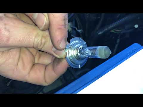 PKW Scheinwerfer Leuchtmittel wechseln KFZ H7 PY21W Sockel Birne ersetzen Volvo V70 / 850 Anleitung
