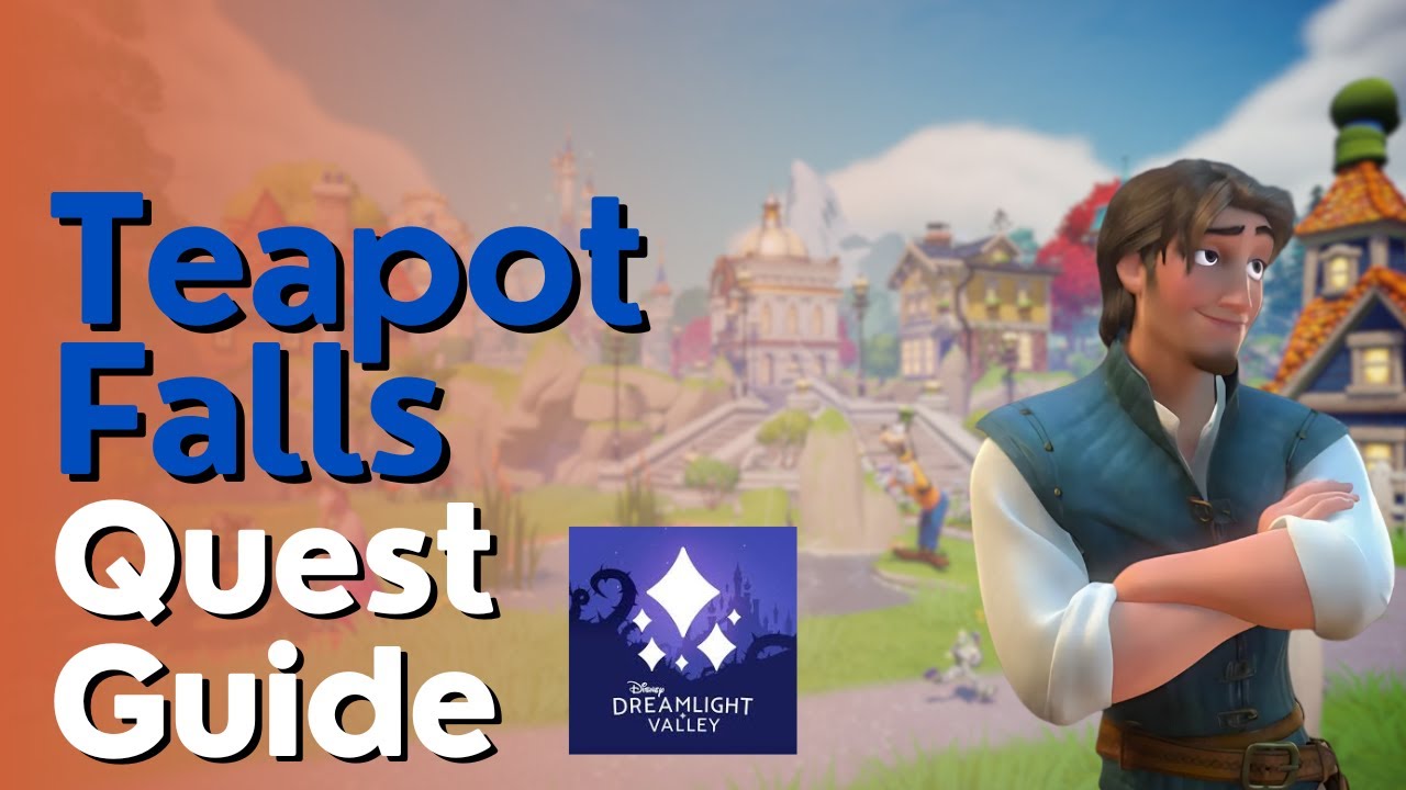 Teapot Falls Quest Guide in Disney Dreamlight Valley - YouTube