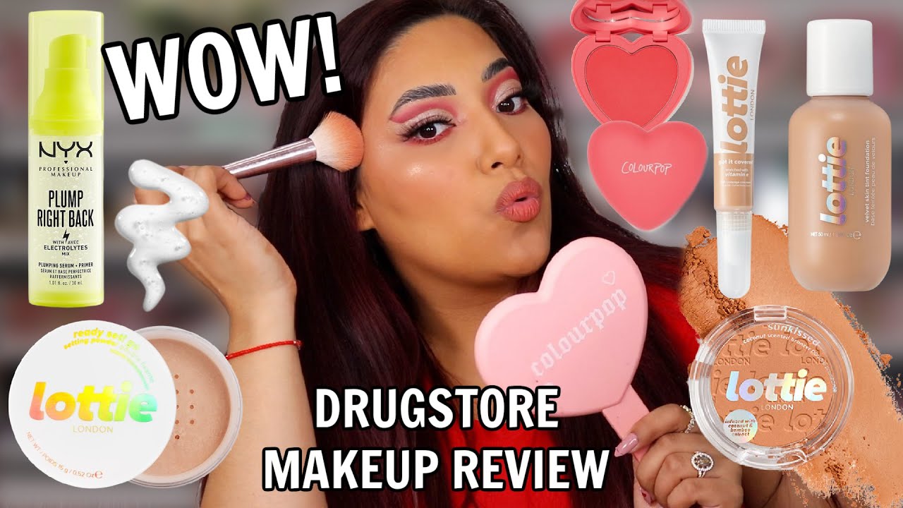 NEW Drugstore Makeup Finds! Lottie London First Impressions! | All Day ...