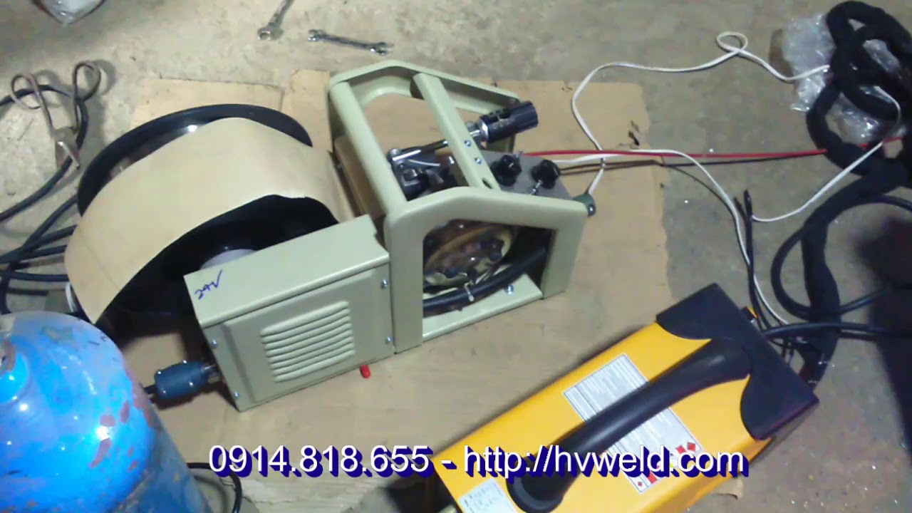 Hàn TIG bù dây tự động - Automatic wire feeder for tig welding - YouTube