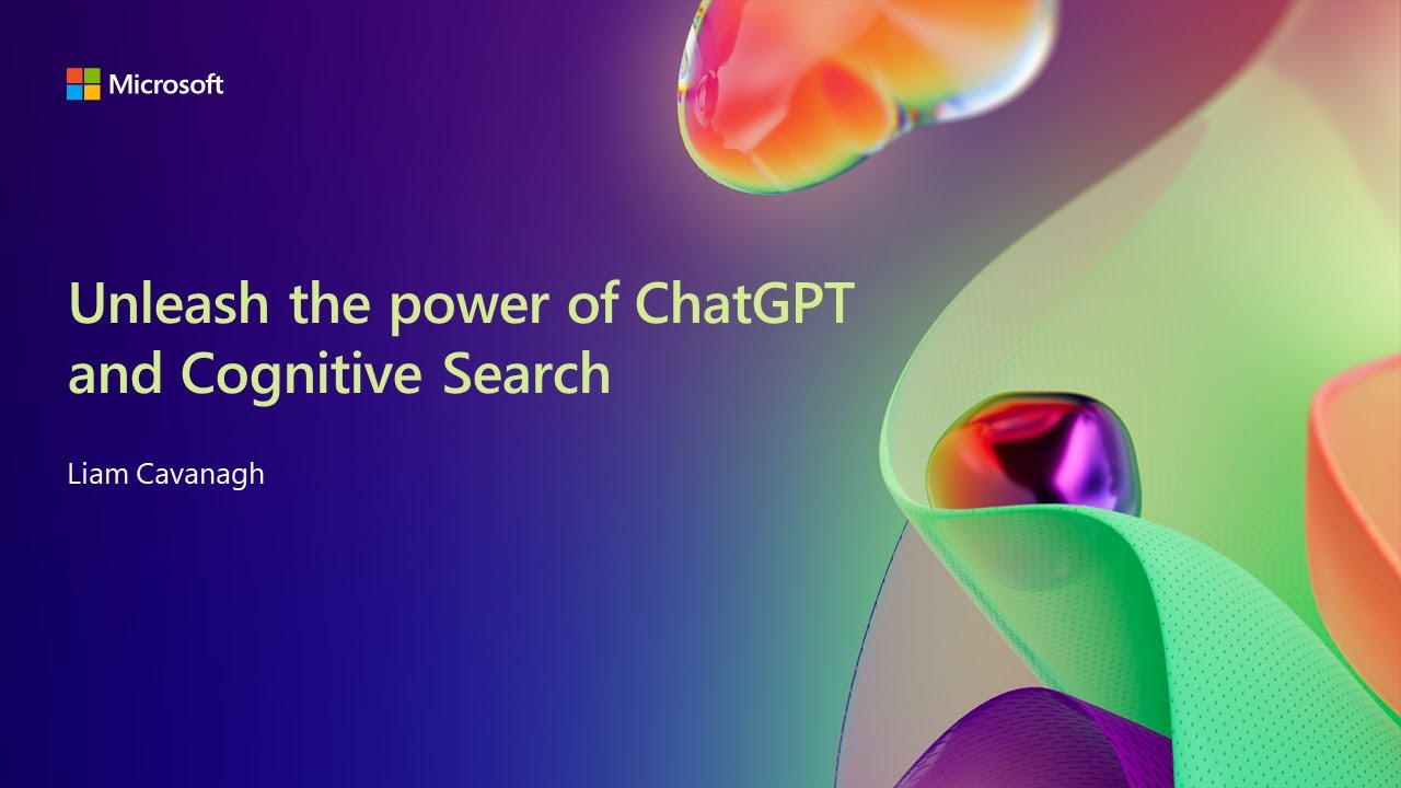 Unleash the power of ChatGPT and Cognitive Search - YouTube