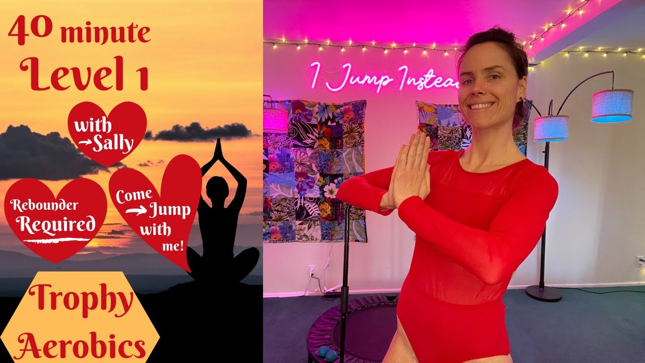 40 min | Trophy Aerobics Level 1 | I Jump Instead on a Cellerciser ...