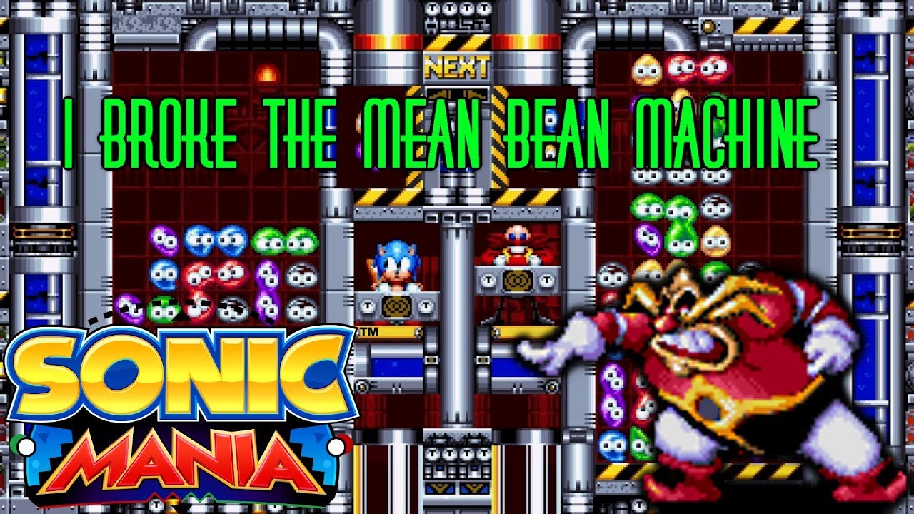 Sonic Mania - Broke the Mean Bean Machine. - YouTube