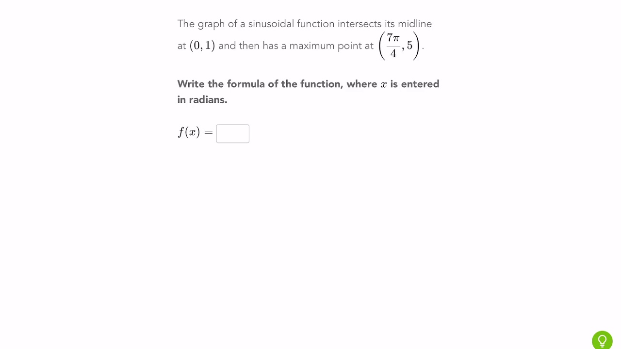 Algebra3_KA_Construct Sinusoidal Functions - YouTube