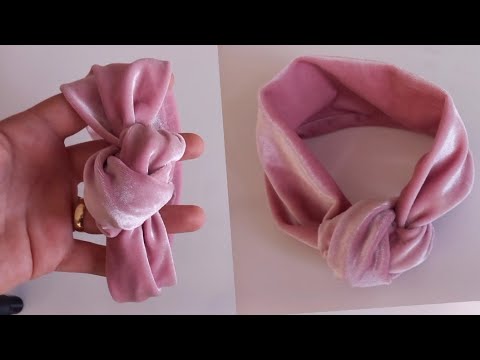Saç Bandı Yapımı Çok Kolay! Düğümlü Bandana Nasıl Yapılır?