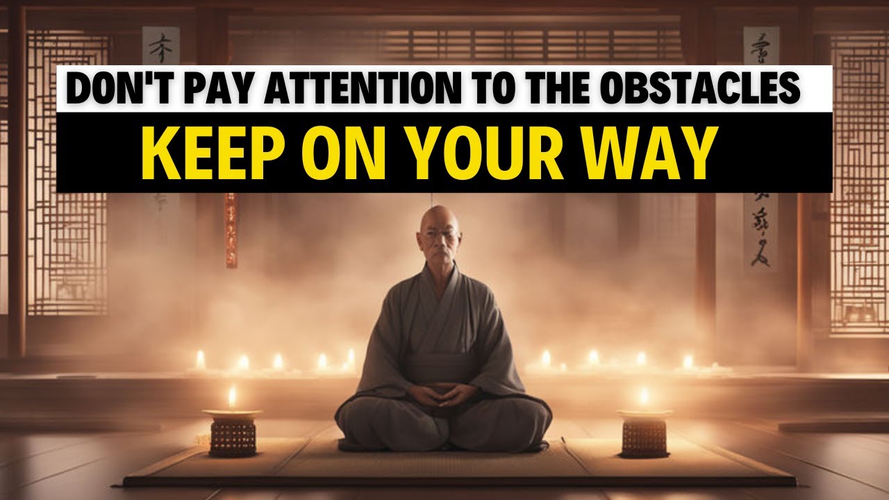 Don't pay attention to the obstacles, keep on your way - Zen Guidence ...