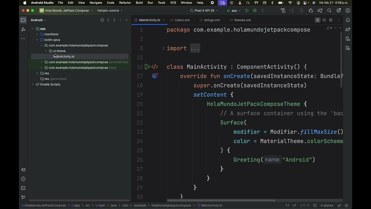 Uso de Layout en Jetpack Compose - YouTube