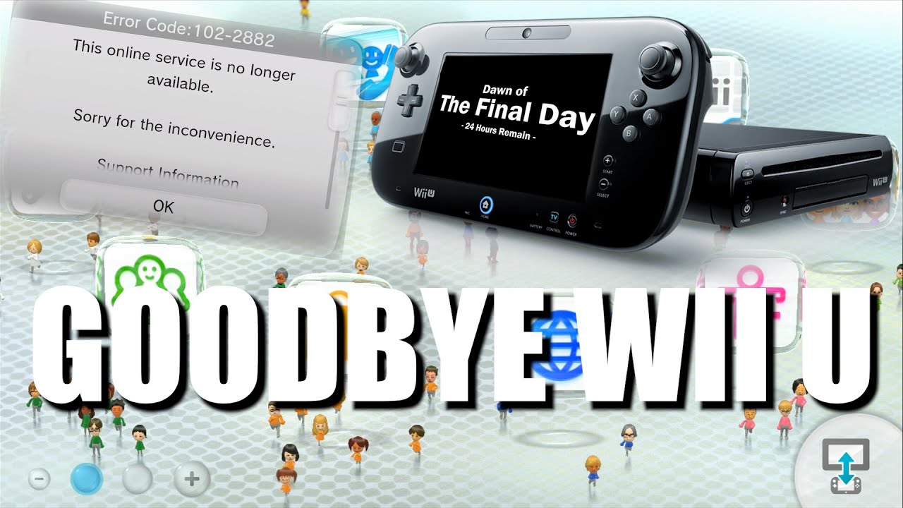 Playing The Nintendo Wii U Online For The Final Time! - YouTube