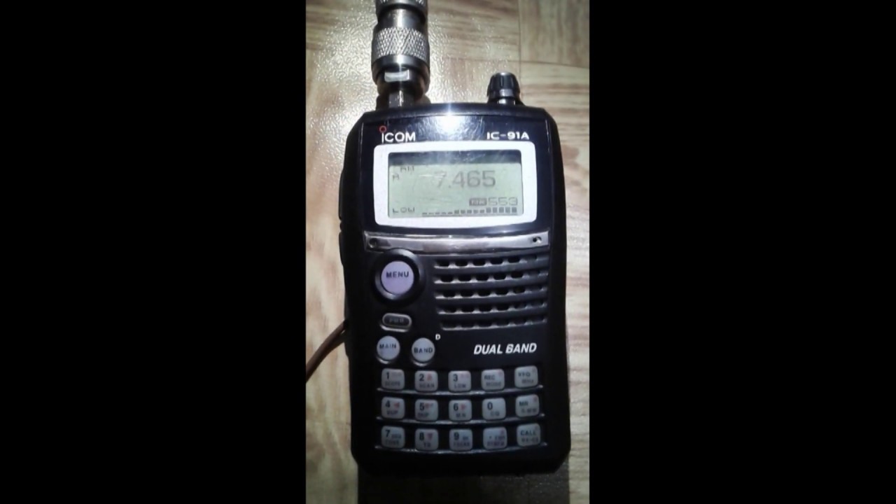 Icom IC-91A "MW, SW - AM Broadcast_2" - YouTube