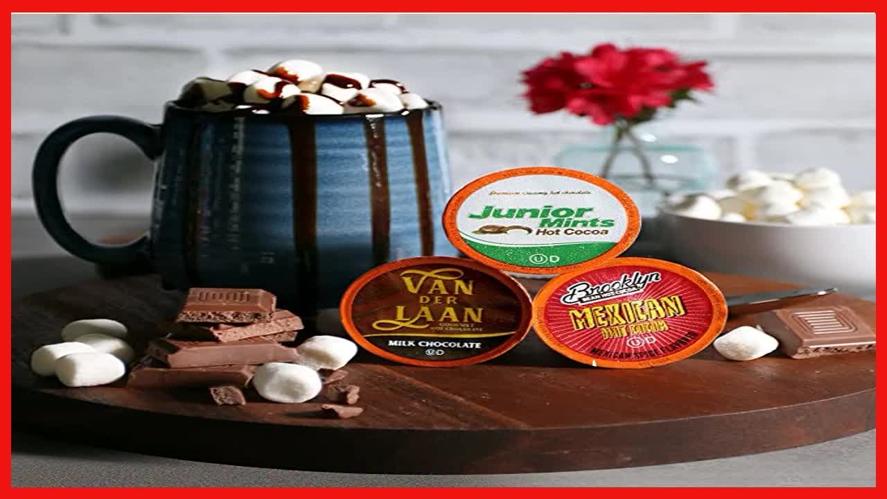 Two Rivers Chocolate Hot Cocoa Pods, Single Serve Variety Sampler Pack ...