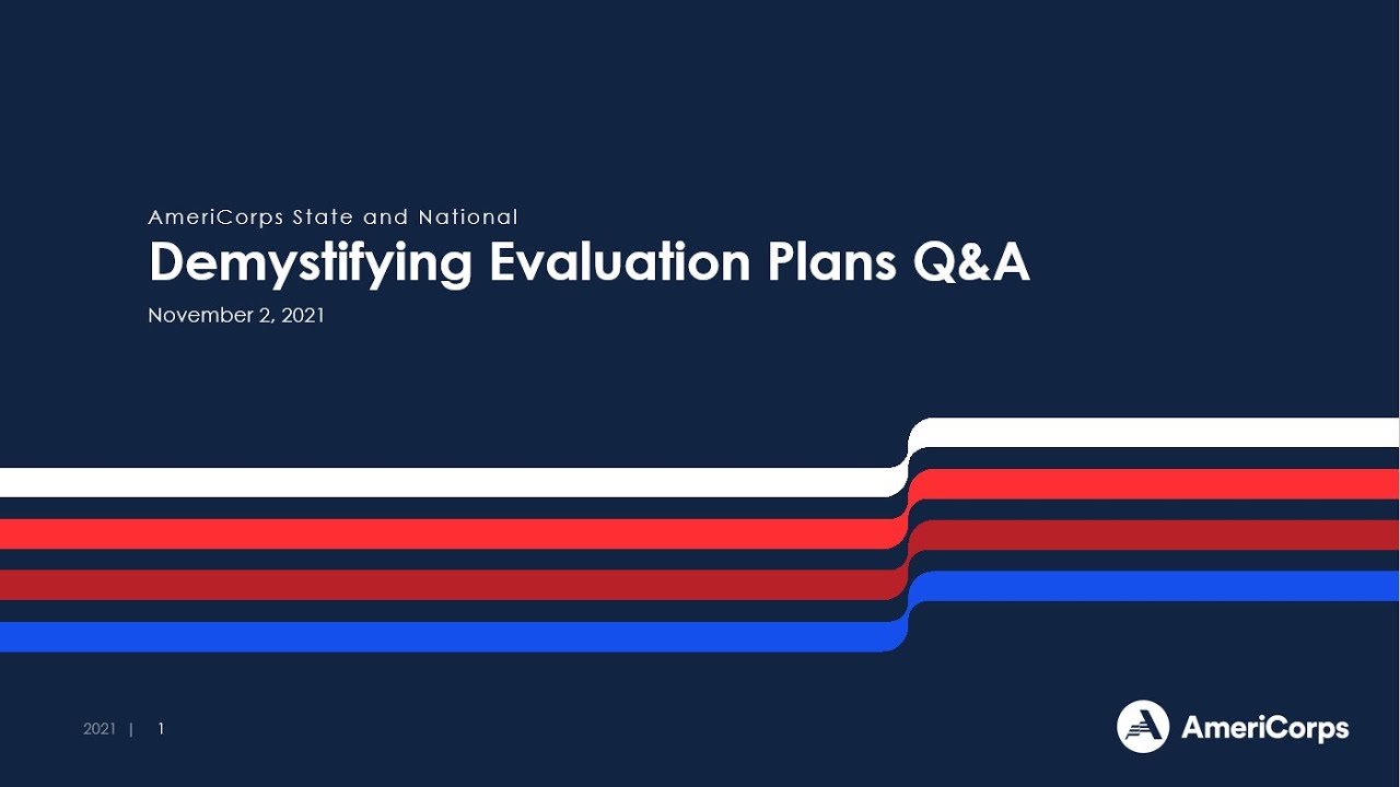 Demystifying Evaluation Plans Q&A (11/2/21) - YouTube
