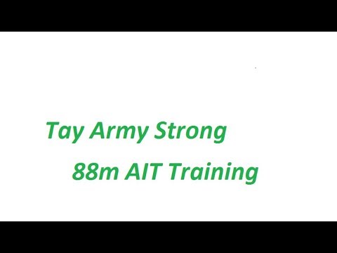 88m AIT training ..what to expect pt 1 - YouTube