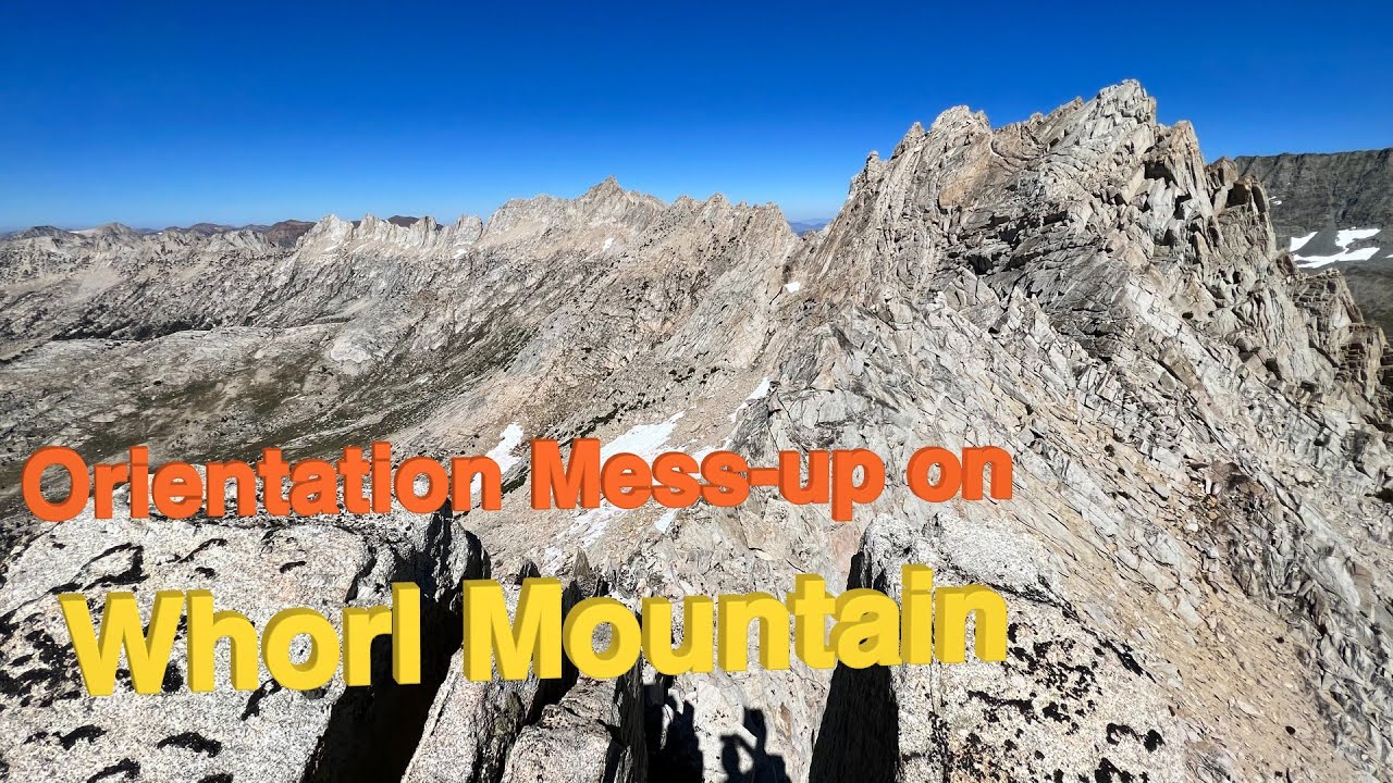 Orientation Mess-up on Whorl Mountain - YouTube