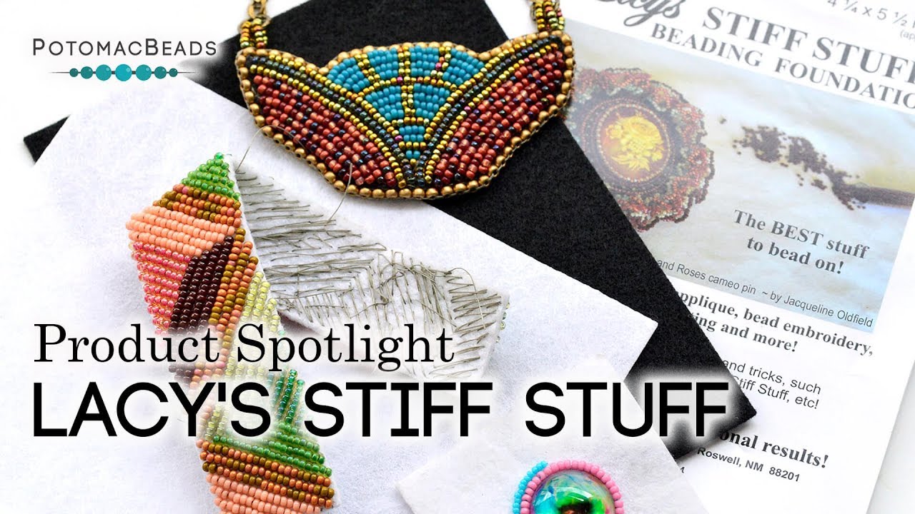 Lacy's Stiff Stuff - Product Spotlight by PotomacBeads - YouTube