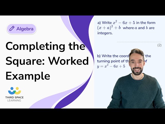Gcse Maths Completing The Square Worksheet