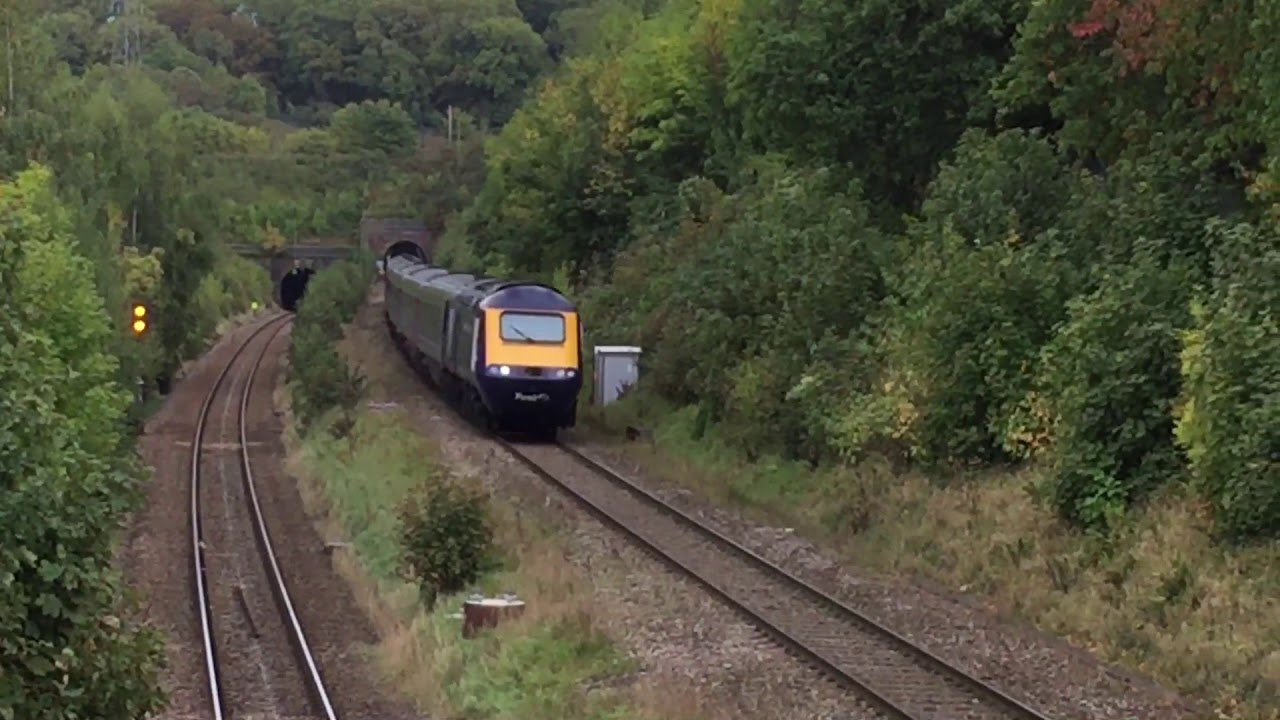 HST out of Patchway Tunnel 2017 - YouTube