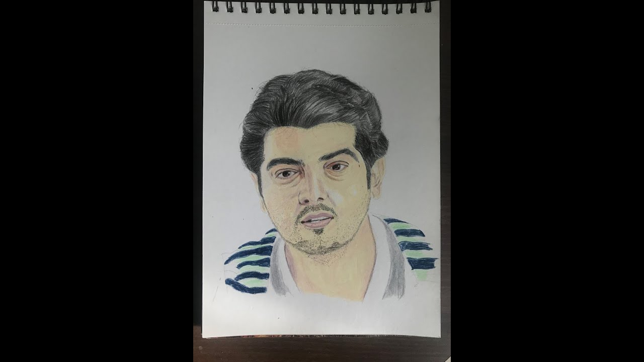 Learn to draw Ajith - YouTube