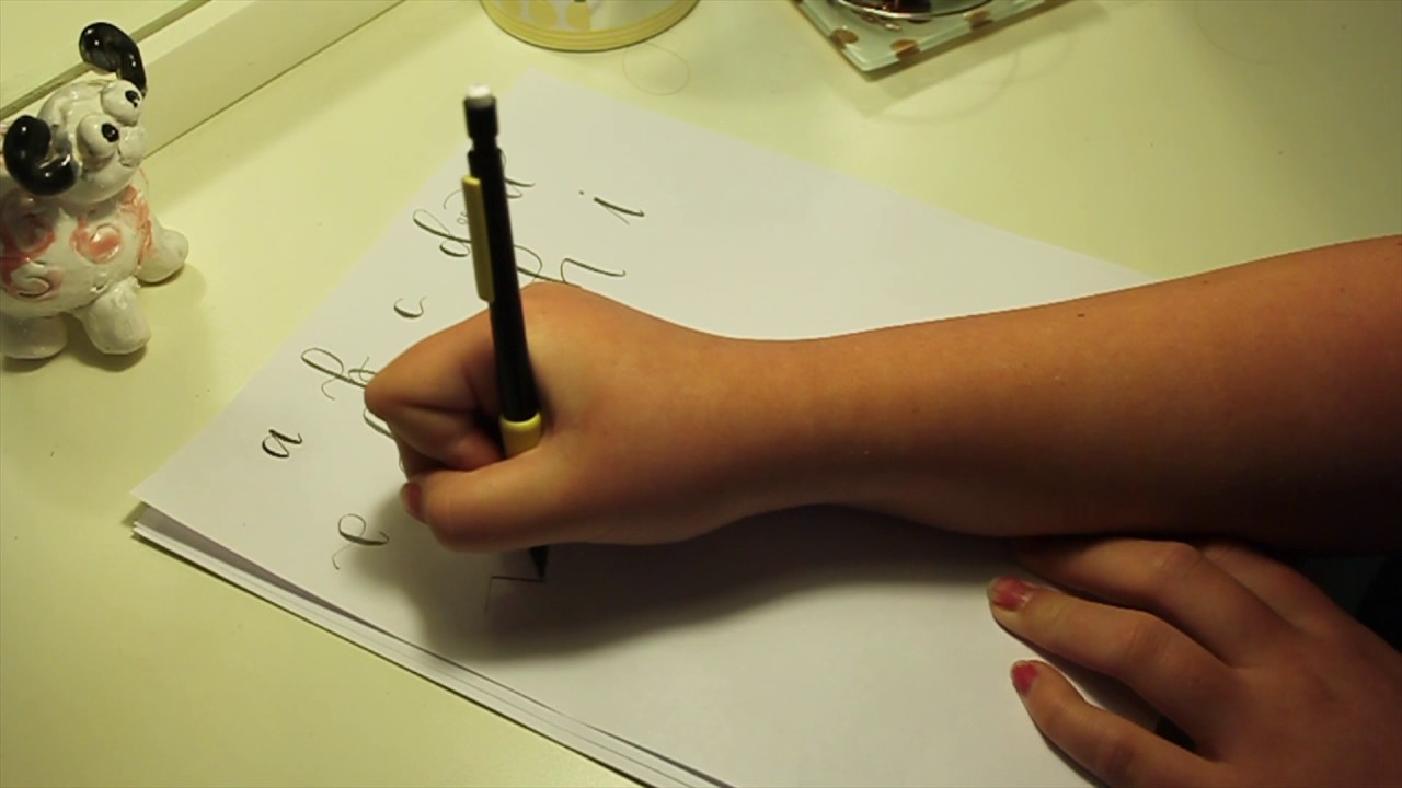 Tutorial 1 - Pencil Lettering Alphabet - YouTube