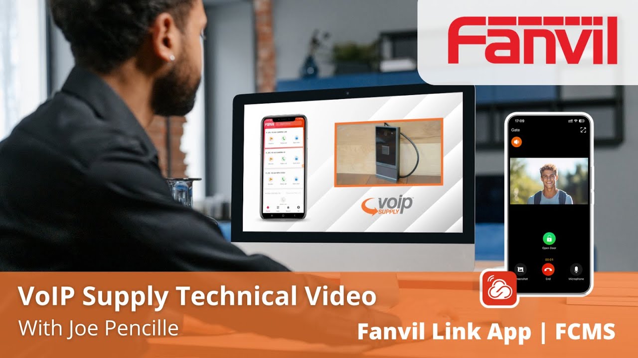 Fanvil Link Mobile Phone Application Demo FCMS | VoIP Supply - YouTube
