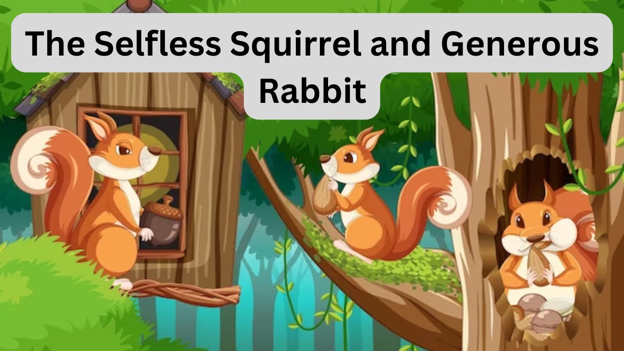 The Selfless Squirrel and Rabbit | Bedtime Stories for Kids | Animated ...