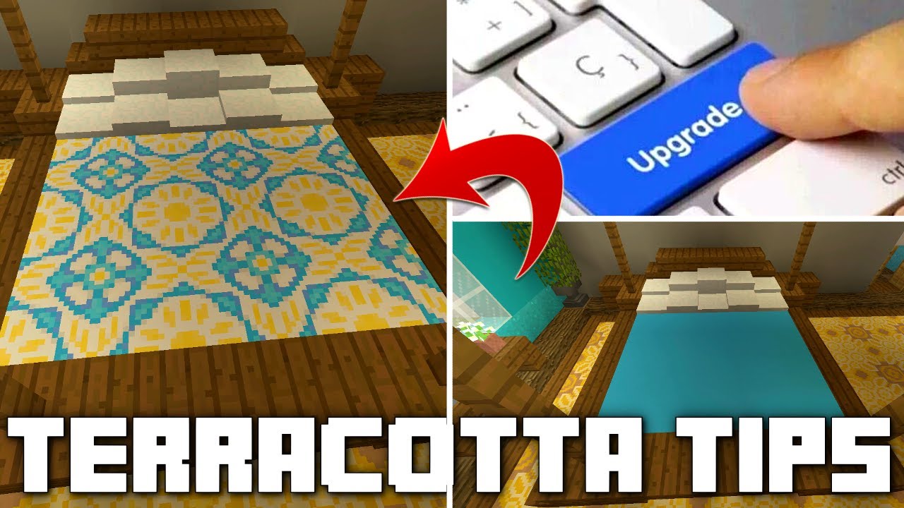 Minecraft Xbox: Glazed Terracotta Tips For Your Builds! - YouTube