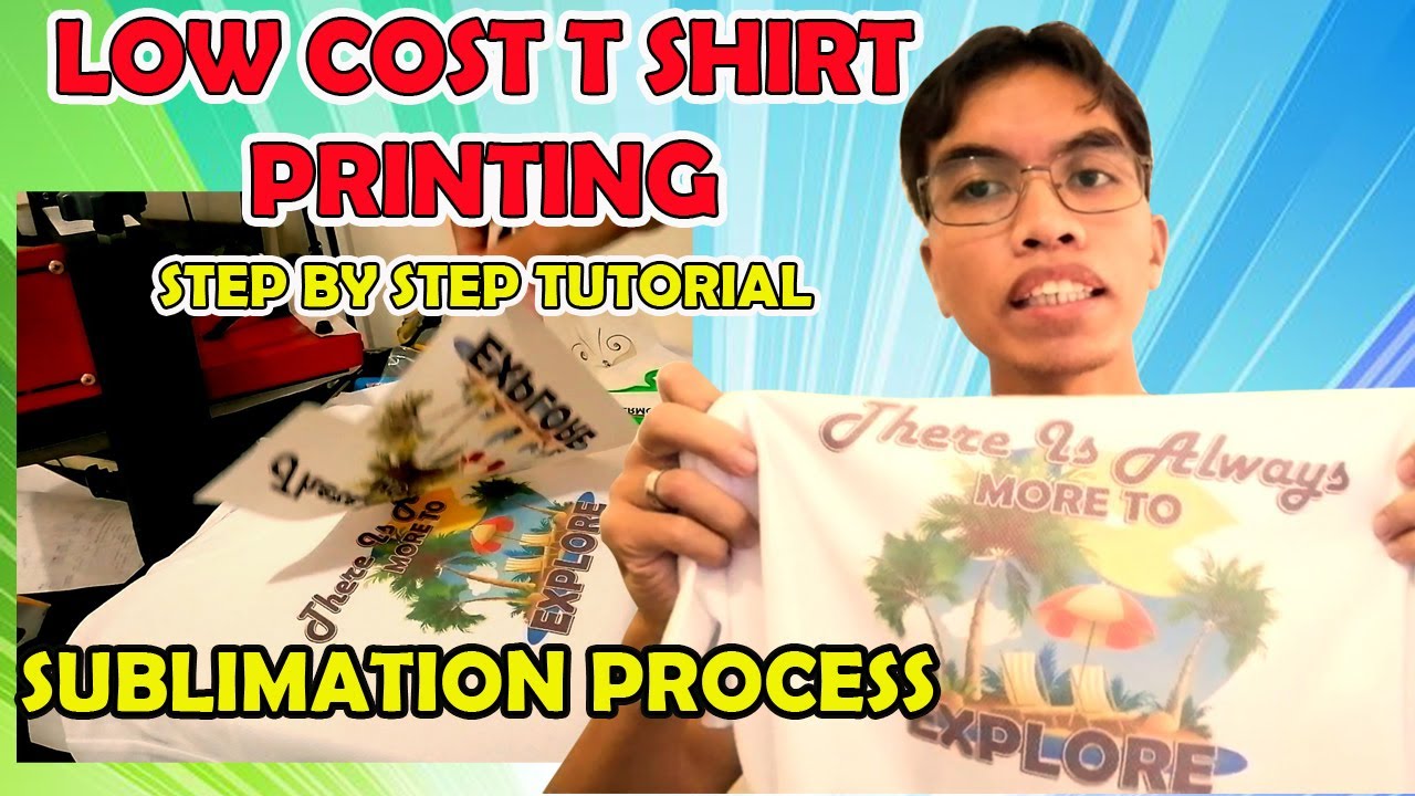 SUBLIMATION PRINTING T SHIRTS step-by-step tutorial | T-shirt ...